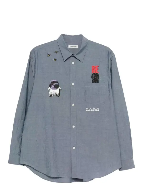 UNDERCOVERISM Chest-pocket Shirt - Blue