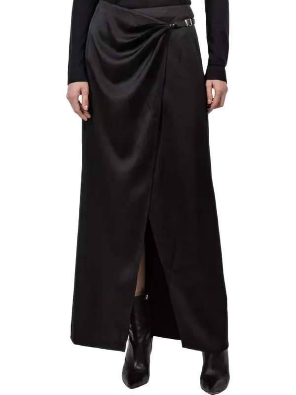 L'Agence Emmarie Maxi Skirt - Black