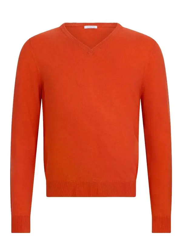 Malo V-neck Sweater - Orange