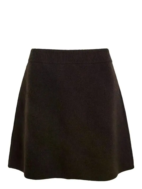 LISA YANG Clare Cashmere Mini Skirt - Brown