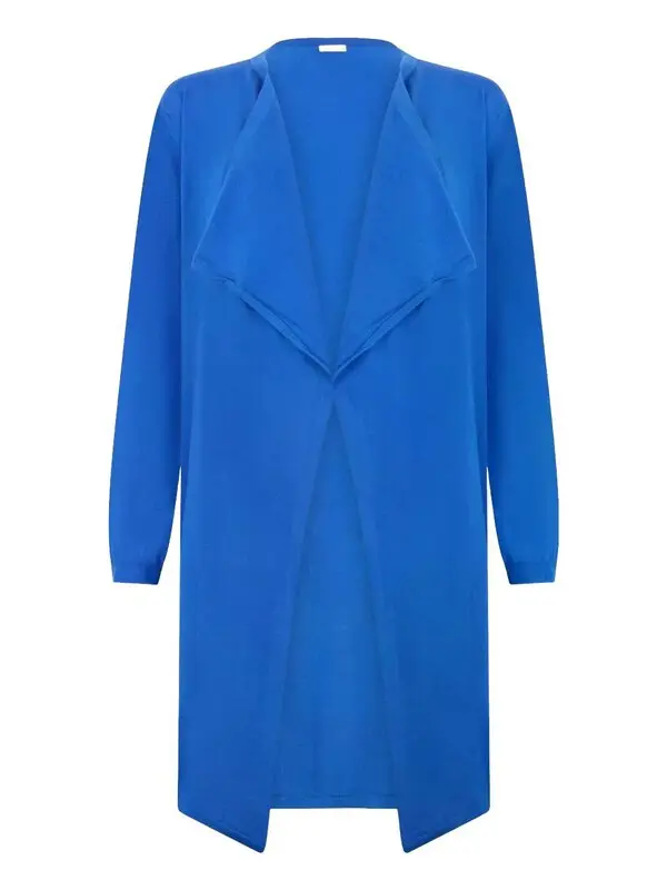 Malo Shawl-collar Cardigan Coat - Blue