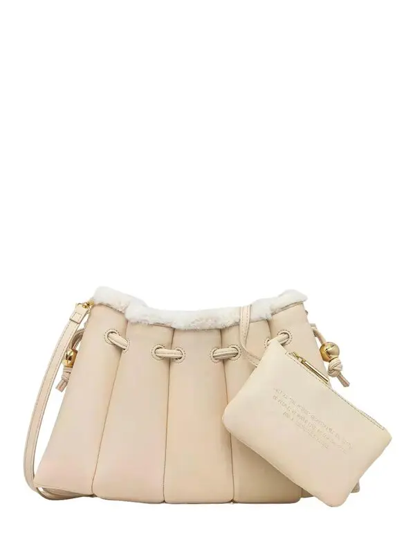 THEMOIRE Padded Crossbody Bag - Neutrals