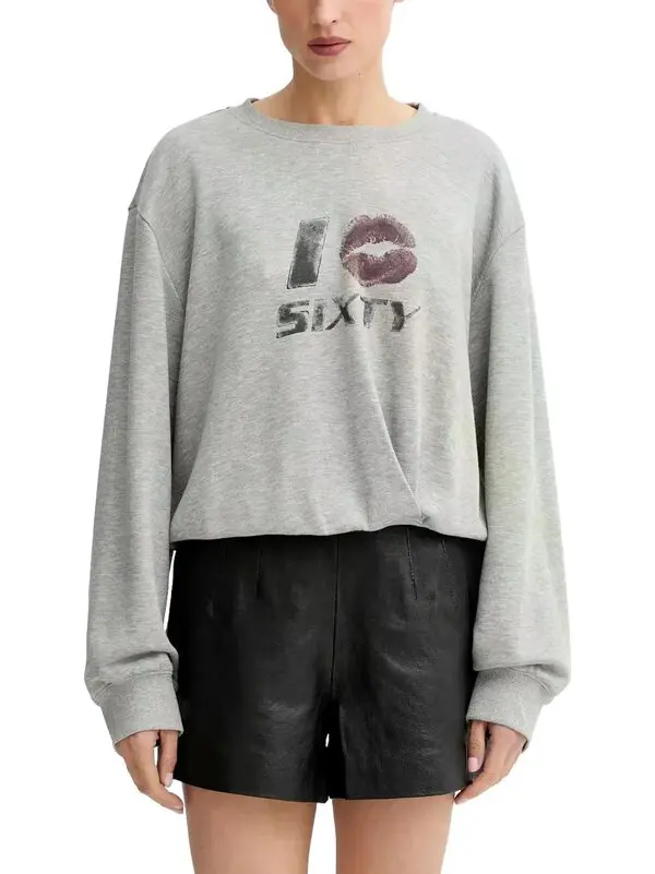 Miss Sixty Graphic Print Sweatshirt - Grey