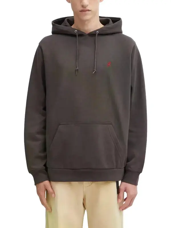 Gramicci One Point Logo Hooded Sweatshirt - Grey