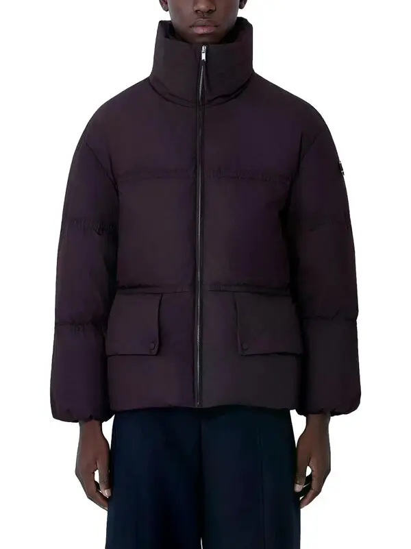 Moncler X Jil Sander Logo Padded Jacket - Purple