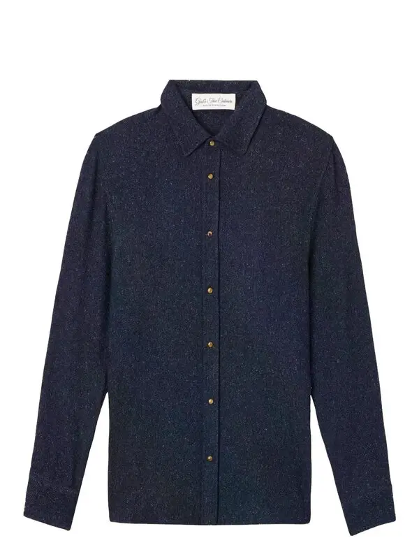 GOD'S TRUE CASHMERE Button-up Shirt - Blue