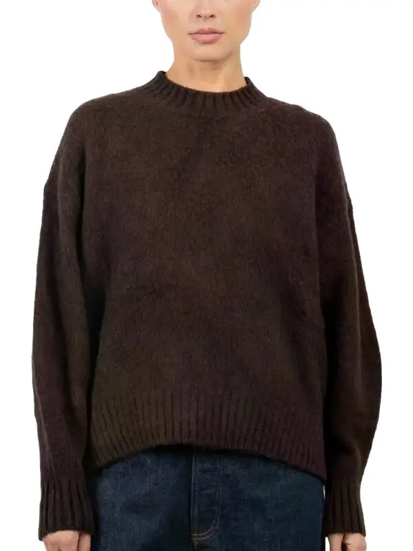 Avant Toi Ribbed Knitwear - Brown
