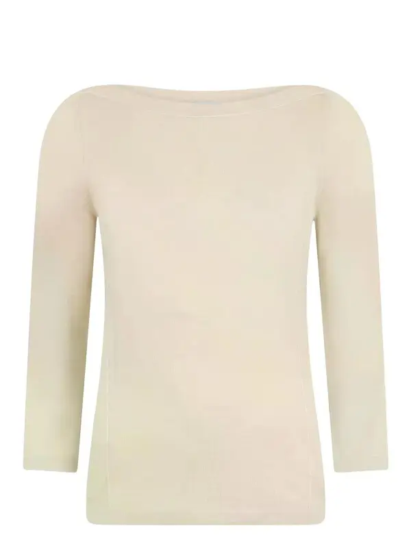 Malo Boat-neck Knit Sweater - Neutrals