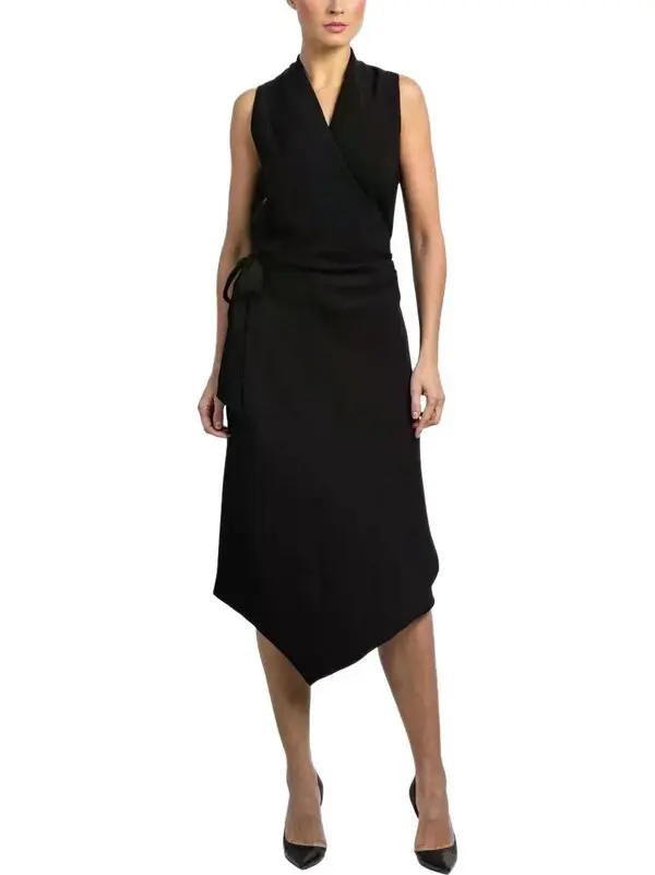 PETER COHEN Victor V-neck Dress - Black
