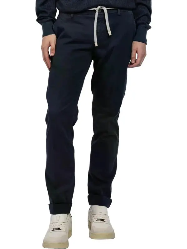 MASON'S Drawstring-fastening Trousers - Blue