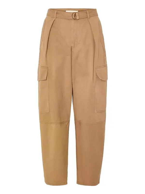 Vanessa Bruno Pleated Cargo Trousers - Brown