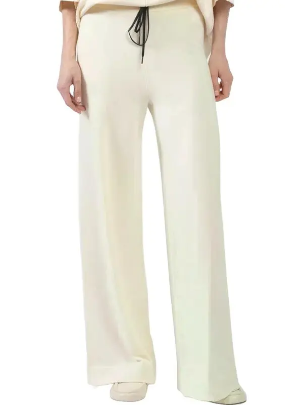Isabel Benenato Knit Trousers - Neutrals