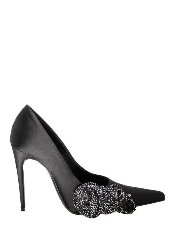 Magda Butrym Crystal-embellished Stiletto Heeled Pumps - Black