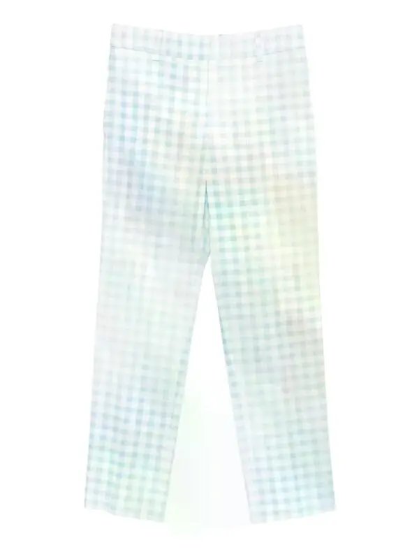 Ermanno Scervino Gingham Trousers - Blue