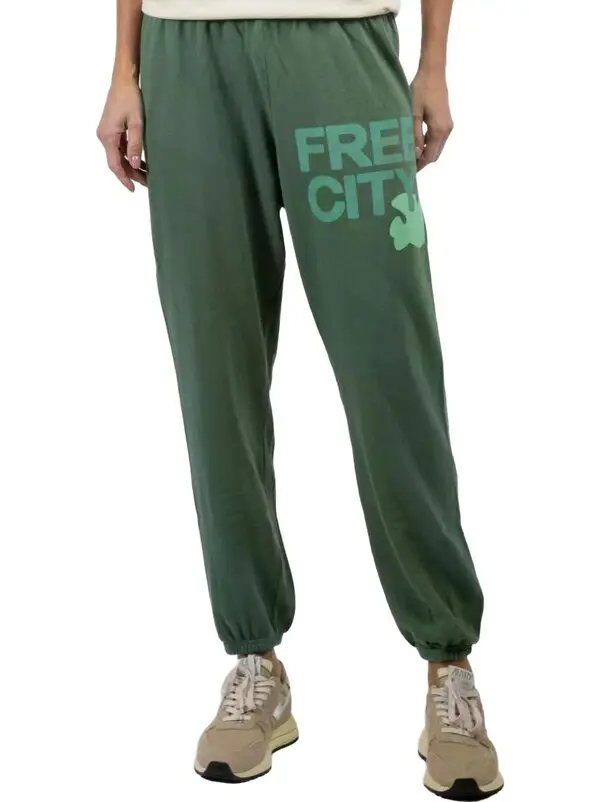 FREECITY Logo Trousers - Green