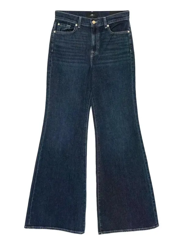7 For All Mankind Retro Flared Jeans - Blue