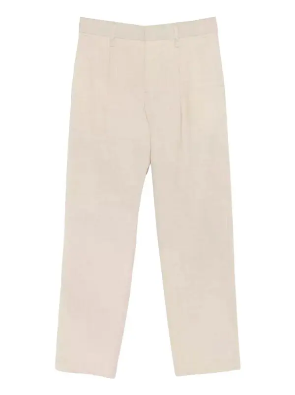 FEDERICO CINA Pleated Trousers - Neutrals