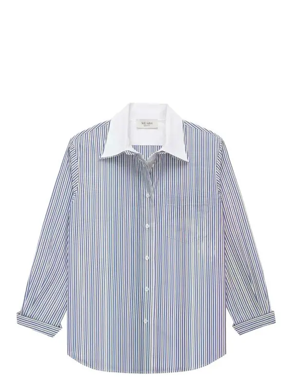 WE-AR4 Striped Shirt - Blue
