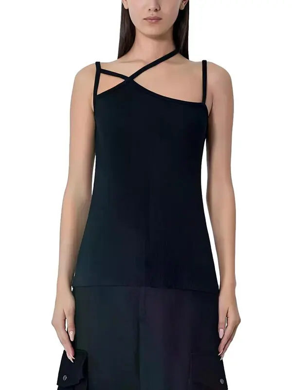 LIMI FEU Asymmetric Multi-strap Top - Black
