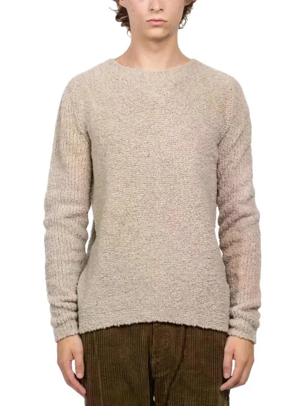 HANNES ROETHER Crew-neck Sweater - Neutrals