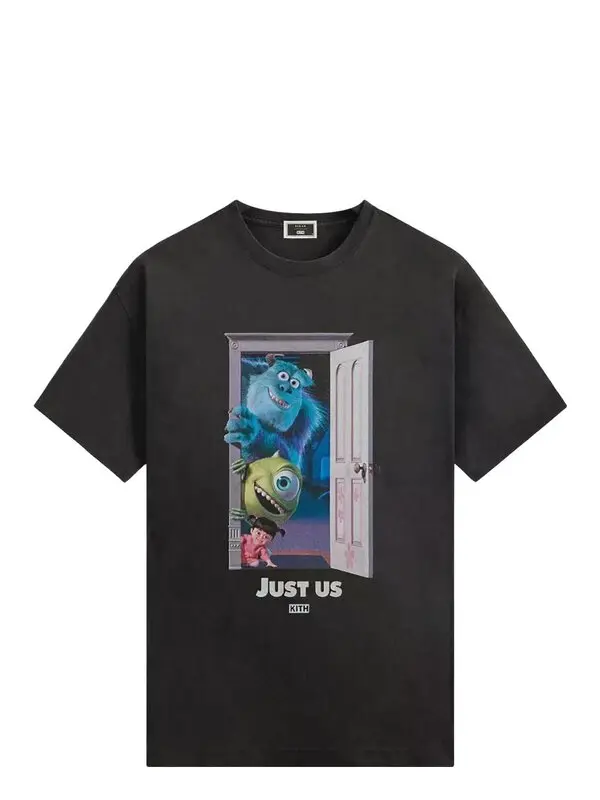 Kith X Pixar Monsters Inc. Just Us Graphic T-shirt - Black