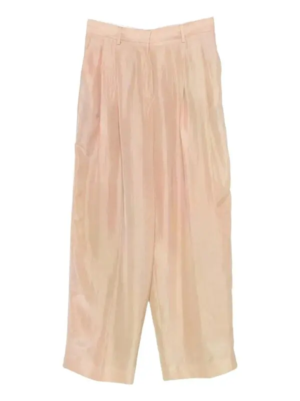 Fabiana Filippi Pleated Cropped Trousers - Neutrals