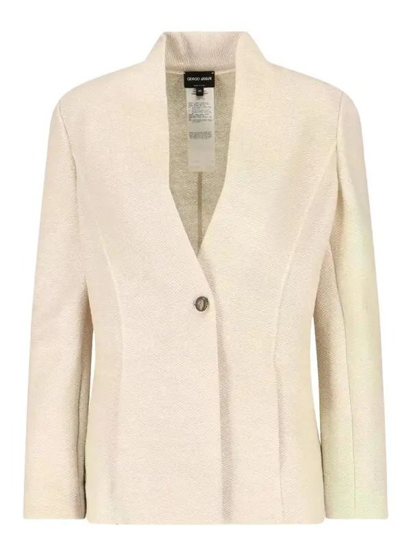 Giorgio Armani Single-breasted Blazer - Neutrals