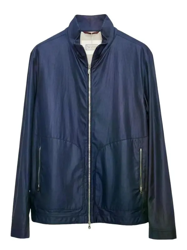 Brunello Cucinelli Zip-up Jacket - Blue