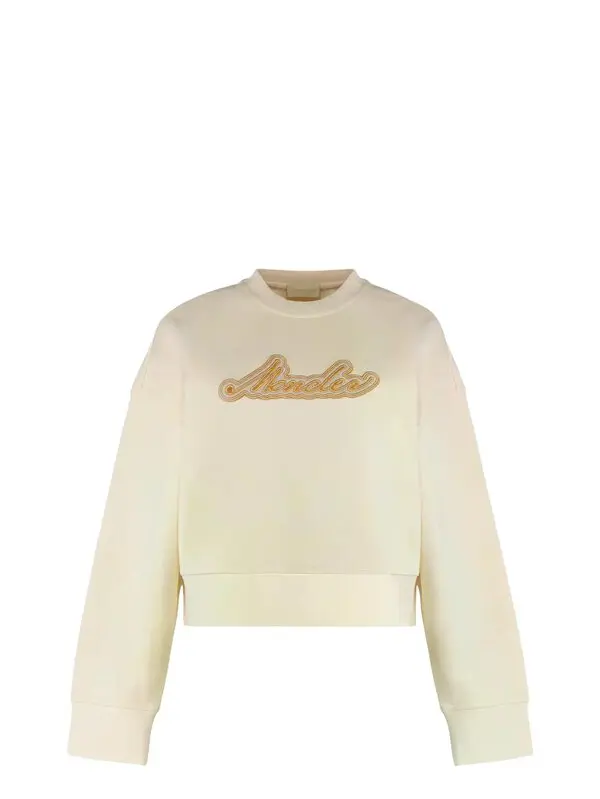 Moncler Crew-neck Sweatshirt - Neutrals