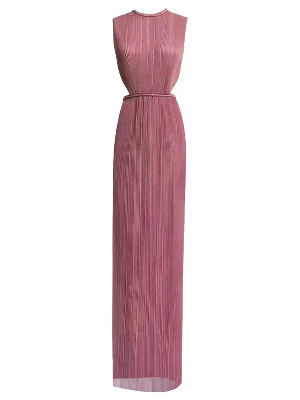 GEMY MAALOUF Plissé-effect Gown - Pink