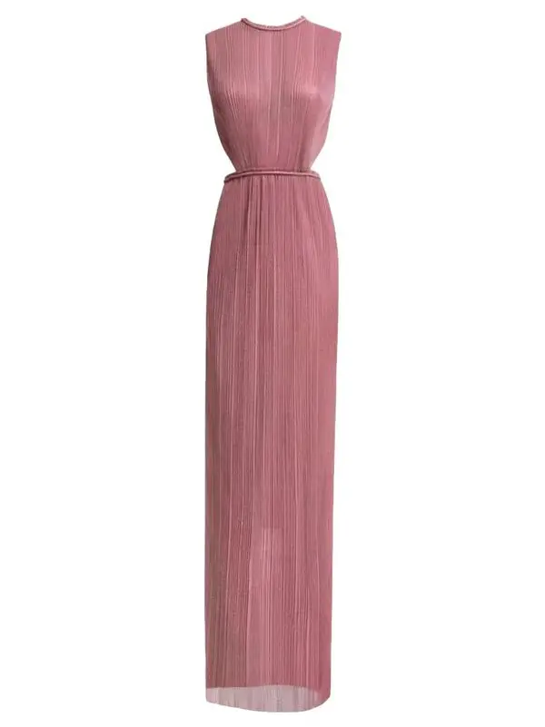 GEMY MAALOUF Plissé-effect Gown - Pink