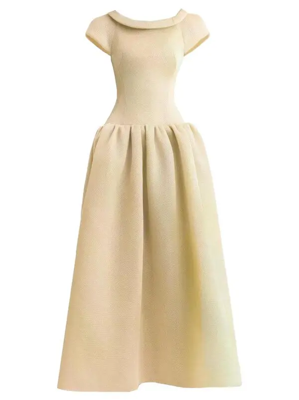 GEMY MAALOUF Midi Dress - Neutrals