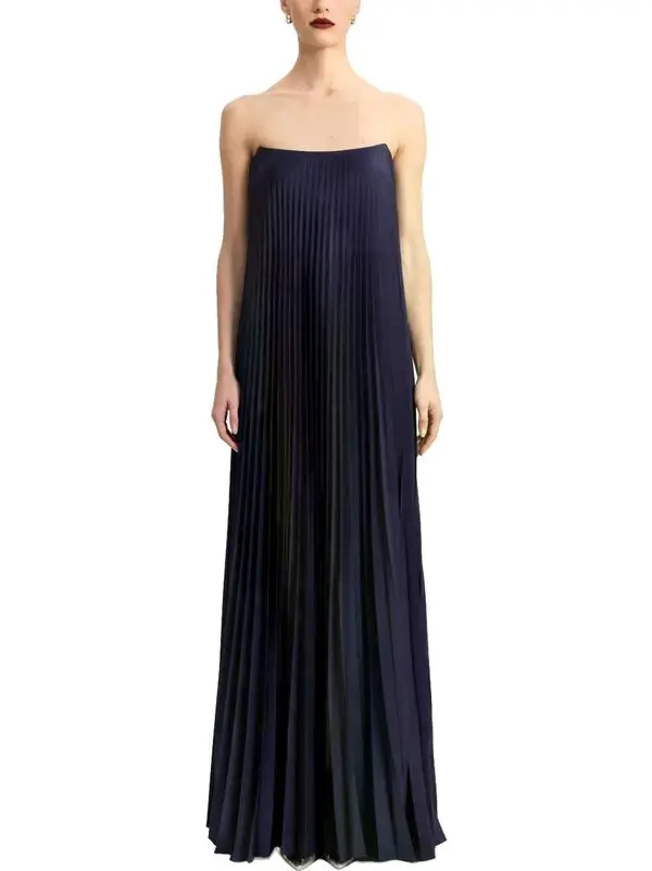 GEMY MAALOUF Cape-insert Gown - Blue