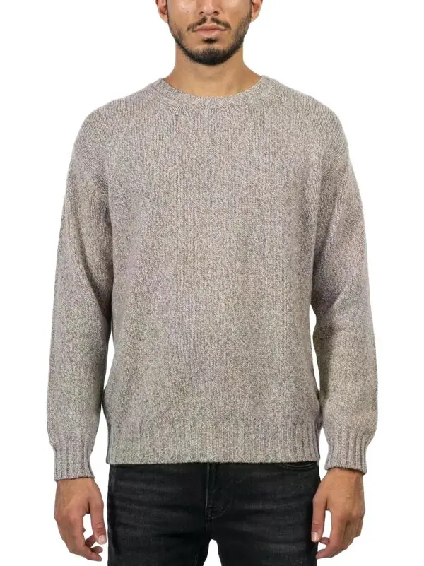 04651/TRIP IN A BAG Crew-neck Sweater - Neutrals