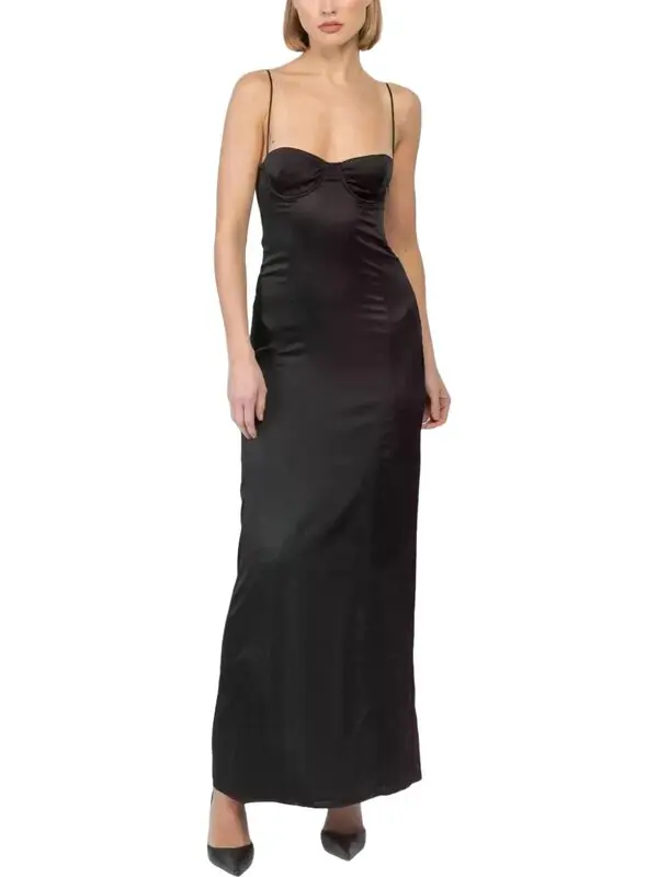 Kiki De Montparnasse Bustier Maxi Dress - Black