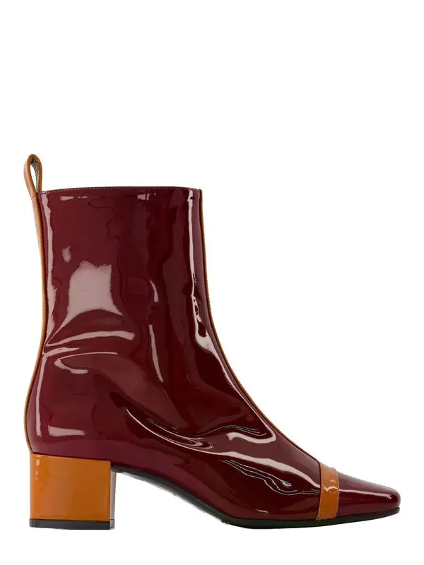 CAREL Audrey Leather Boots - Red