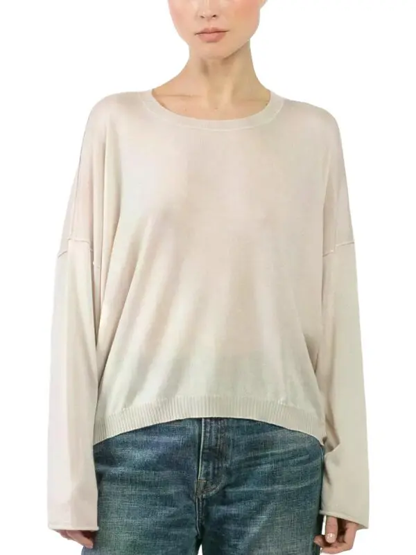 Isabel Benenato Long-sleeve Sweater - Neutrals