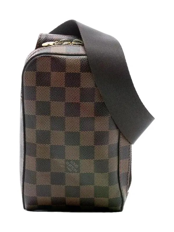 LOUIS VUITTON Damier Ebene Geronimos Crossbody Bag - Brown