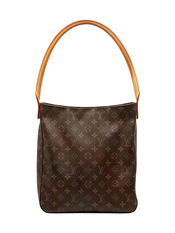 LOUIS VUITTON 2000 Monogram Looping Gm Shoulder Bag - Brown