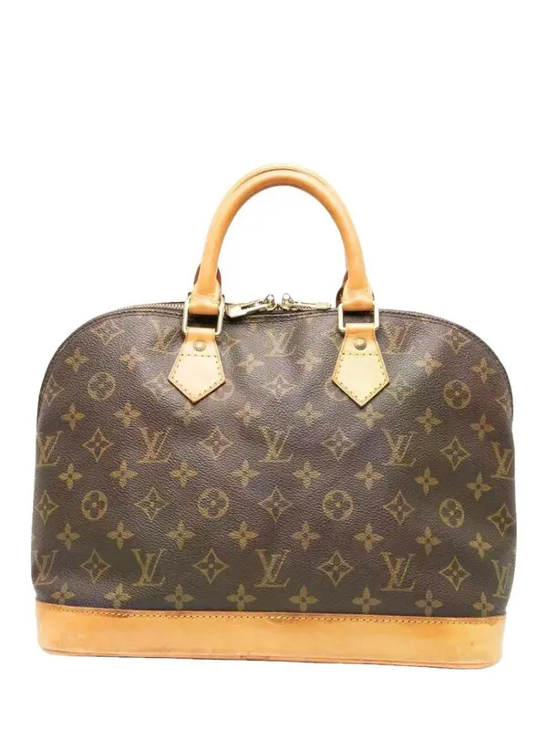 LOUIS VUITTON 1996 Monogram Alma Pm Handbag - Brown
