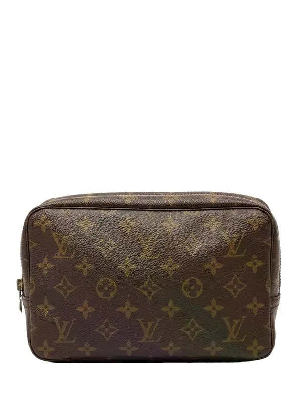 LOUIS VUITTON Monogram Trousse Toilette 23 Clutch Bag - Brown