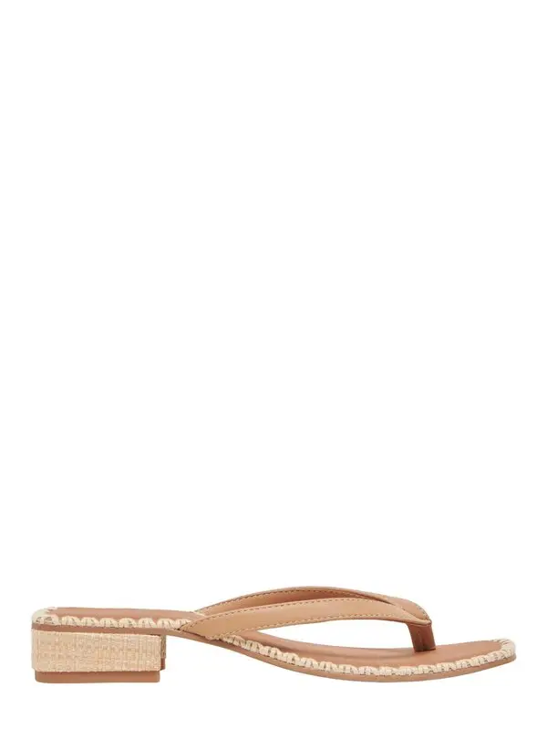 DOLCEVITA Barty Sandals - Light Tan Leather