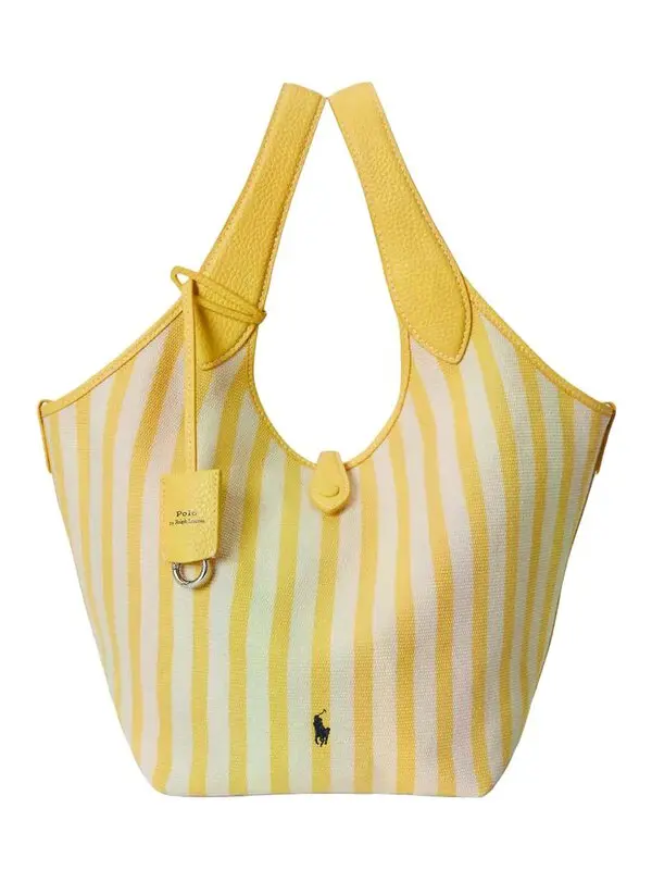 Polo Ralph Lauren Stripe Tote Bag - Neutrals
