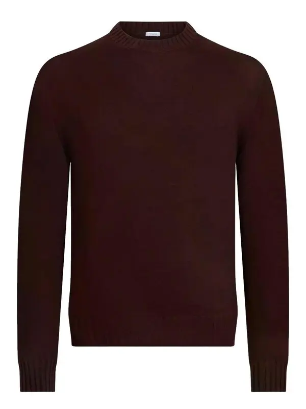 Malo Crew-neck Sweater - Brown