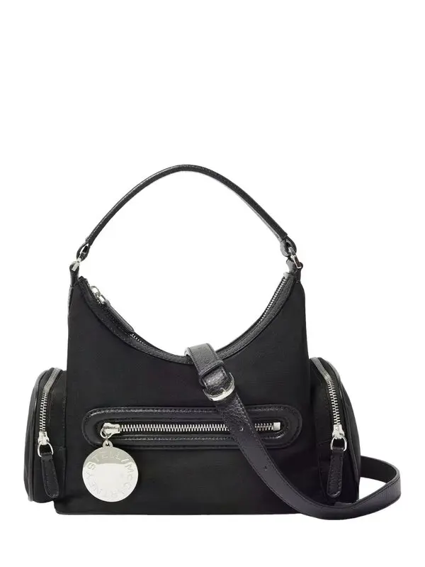 Stella McCartney Zip Pocket Shoulder Bag - Black