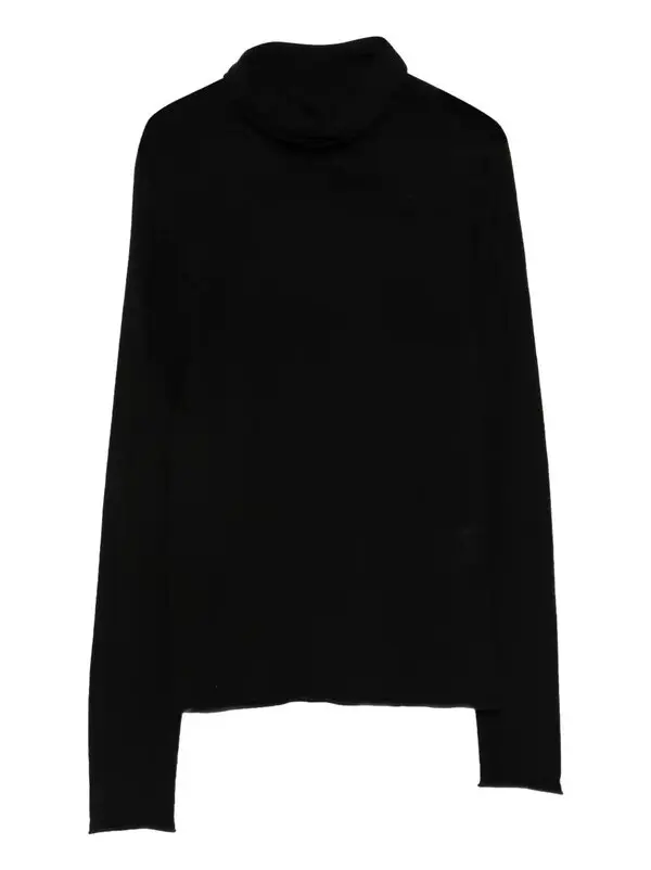 ROBERTO COLLINA Turtleneck Top - Black