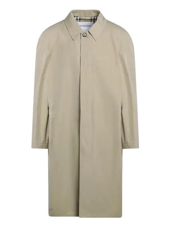 Burberry Cotton Overcoat - Beige