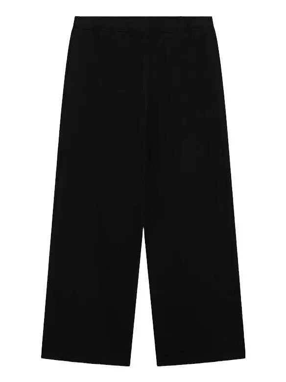 MAISON MARGIELA Wide-leg Jersey Trousers - Black
