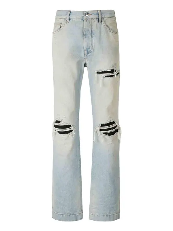 Amiri Straight Flare Jeans - Light Denim Blue