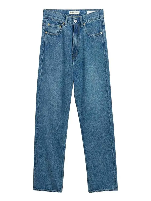 Our Legacy Regular Straight Leg Denim Jeans - Denim Blue